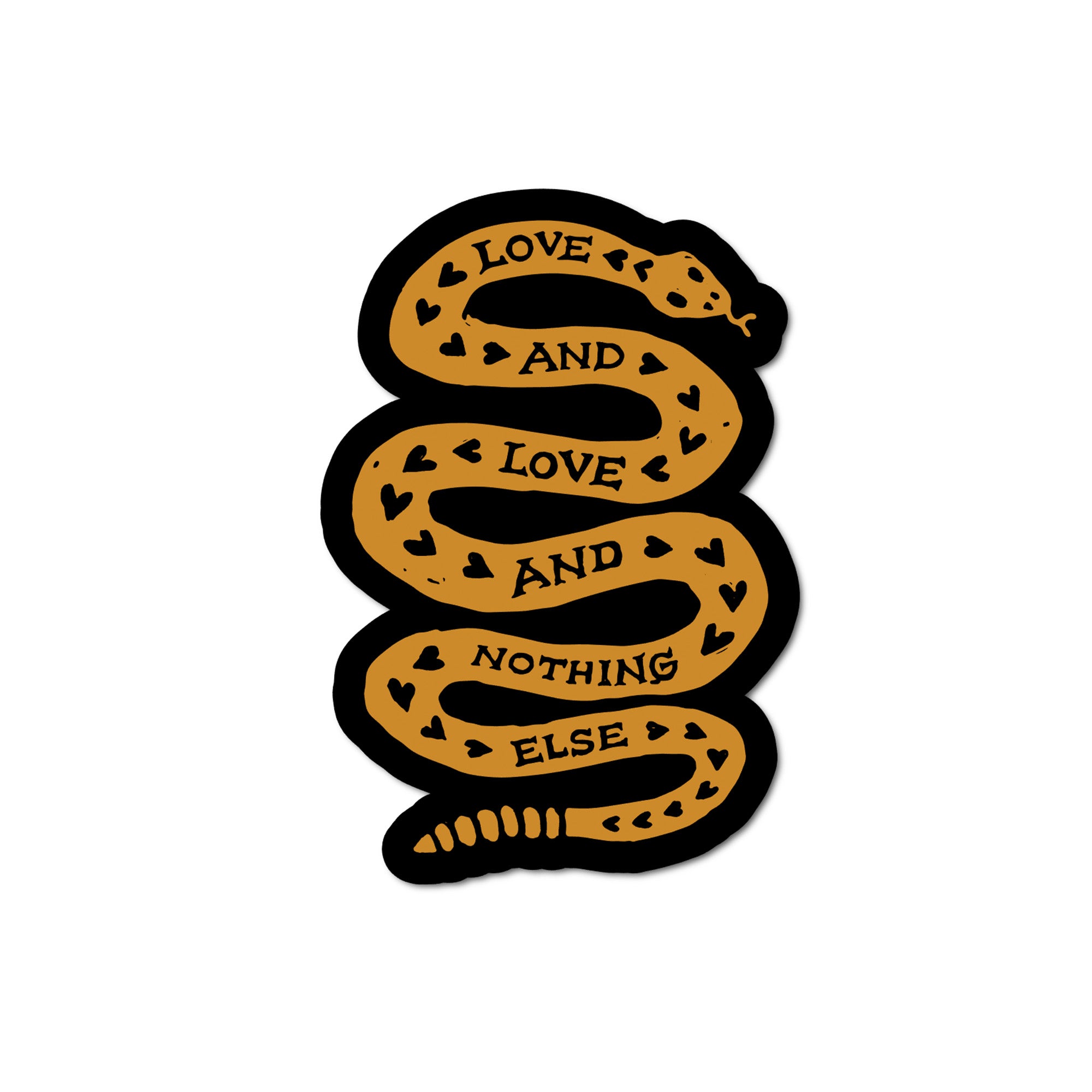 Love Snake Diecut Sticker – Trampled By Turtles