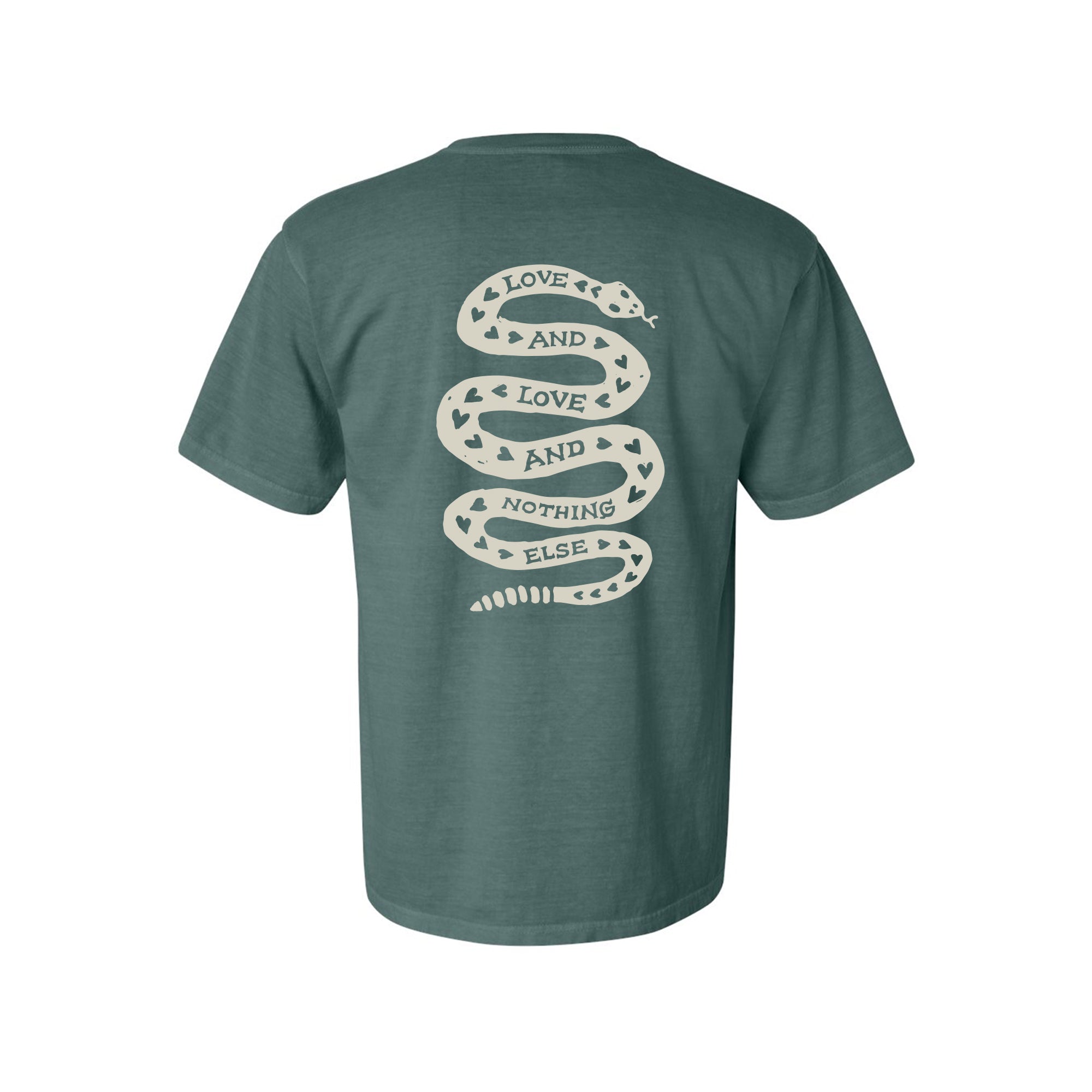 Love Snake Tee - Blue Spruce – Trampled By Turtles